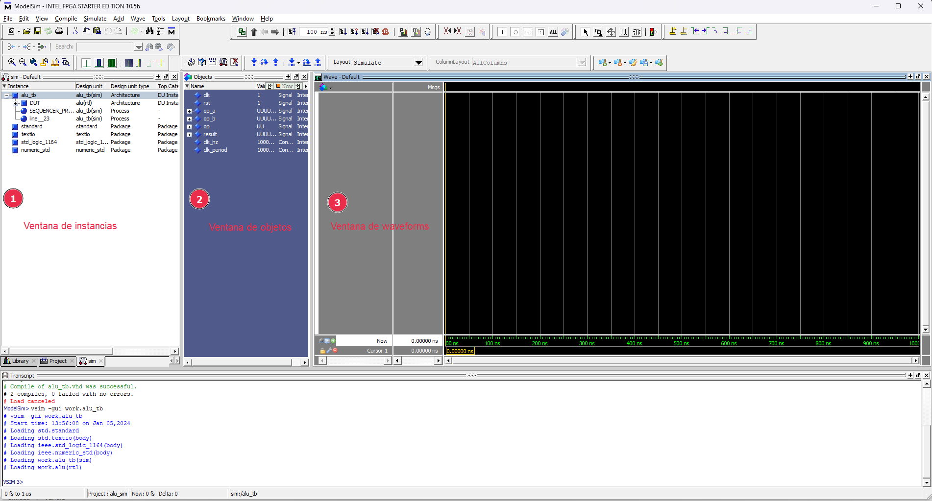 Primeros pasos en Modelsim - Maelpro